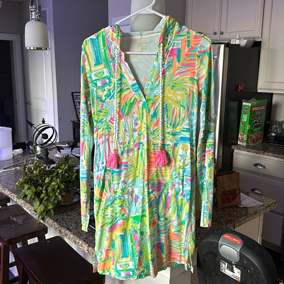 Lilly Pulitzer | Dresses | Lilly Pulitzer Hooded Rylie Dress Upf 5 ...